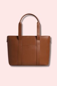 16 Best Leather Totes For Work That Fit Big Laptops In 2025 – Pink ...