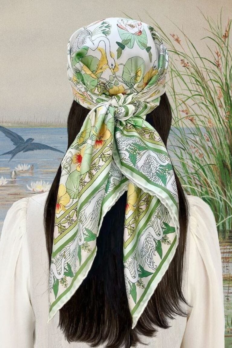15 Ways to Style A Silk Scarf With Your Outfits To Look Chic