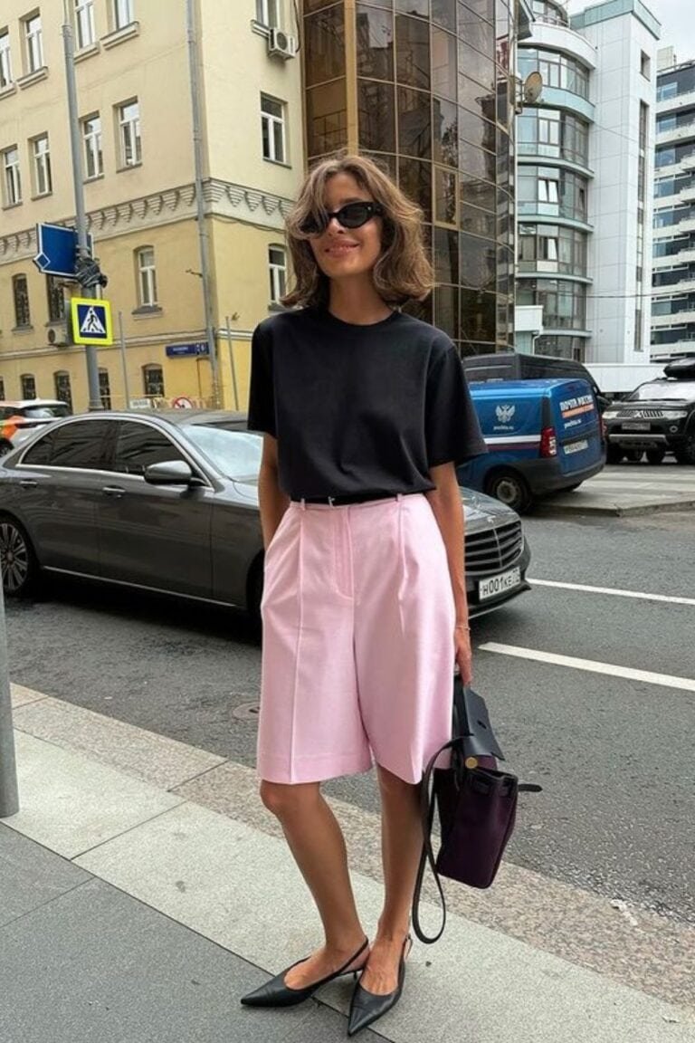 17 Classy Shorts Outfits You Can Rock All Summer To Stay Comfy And ...